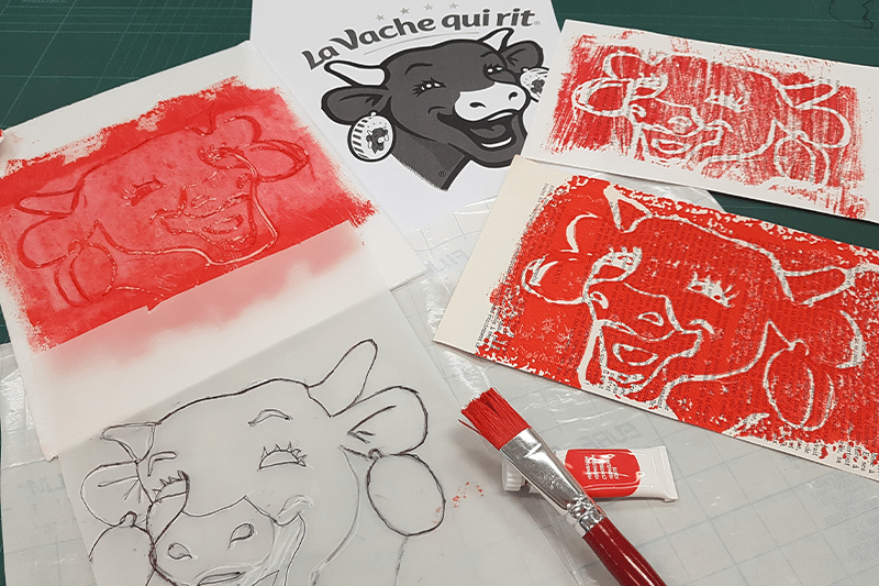 Atelier logos "la vache qui rit" - Villefontaine